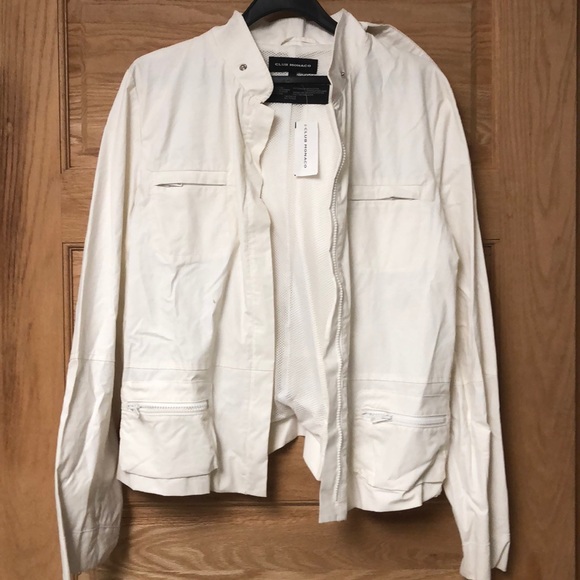 Club Monaco | Jackets & Coats | Club Monaco White Windbreaker Jacket ...
